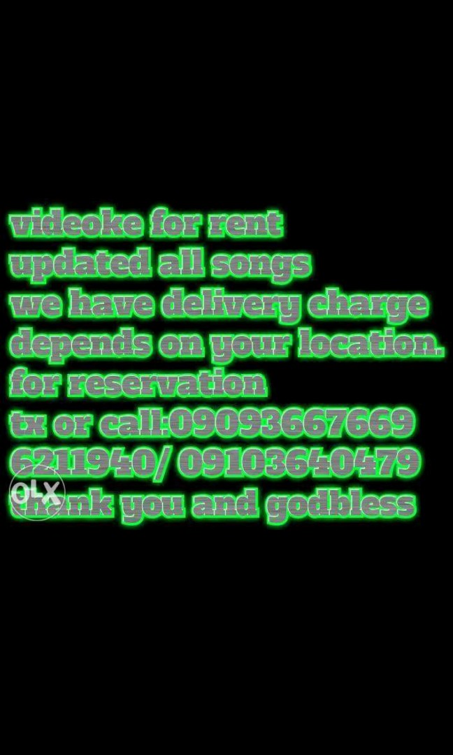 videoke for rentals, TV & Home Appliances, TV & Entertainment ...