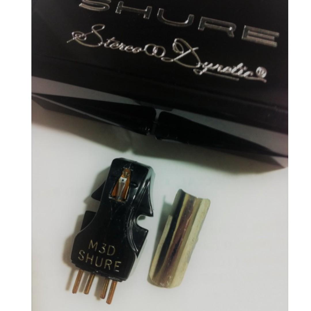 Vintage Shure M3D Stereo Professional Turntable Cartridge with Stylus ...