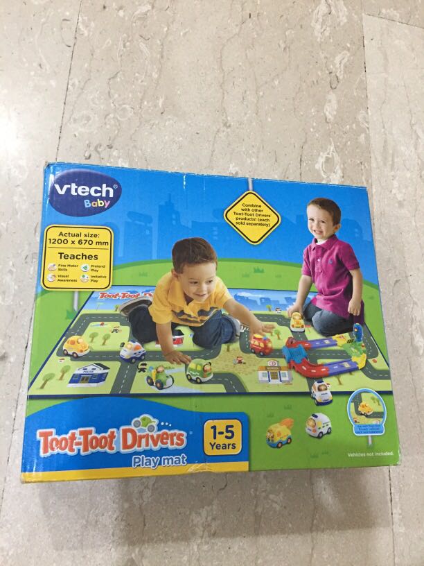 Vtech Toot-Toot Drivers Play Mat, Hobbies & Toys, Toys & Games on Carousell