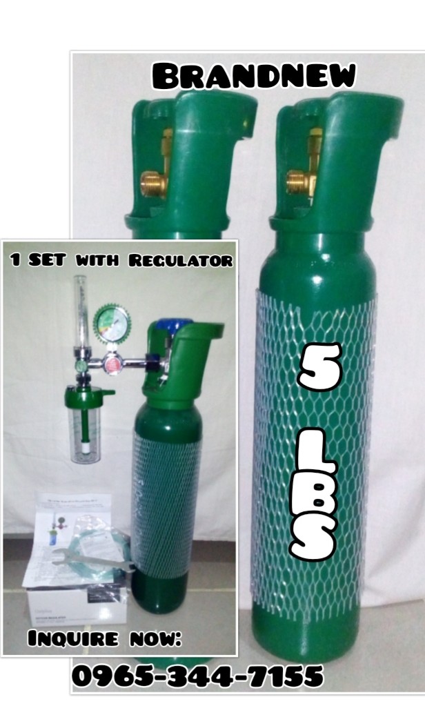 5lbs Medical oxygen tank COMPLETE SET, Beauty & Personal Care, Face ...