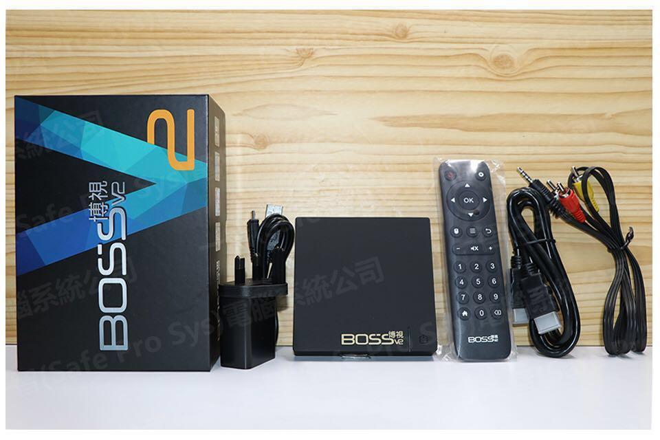 BOSS TV V2 博視盒子 大量電影 直播電視台 unblock ubox, 家庭電器, 電視 & 其他娛樂, 電視 - Carousell
