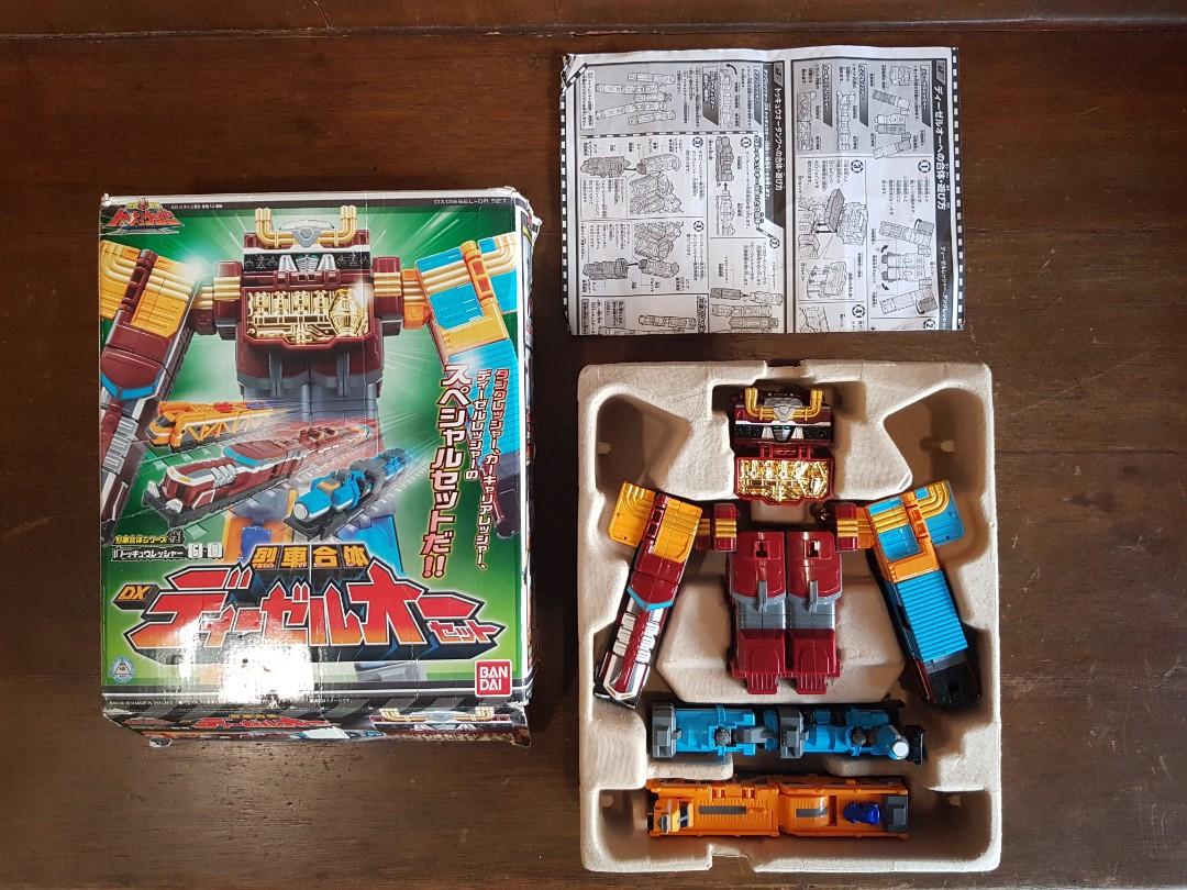 Bandai Ressha Sentai ToQger Train Union Series 6-8 Ressha Gattai DX ...