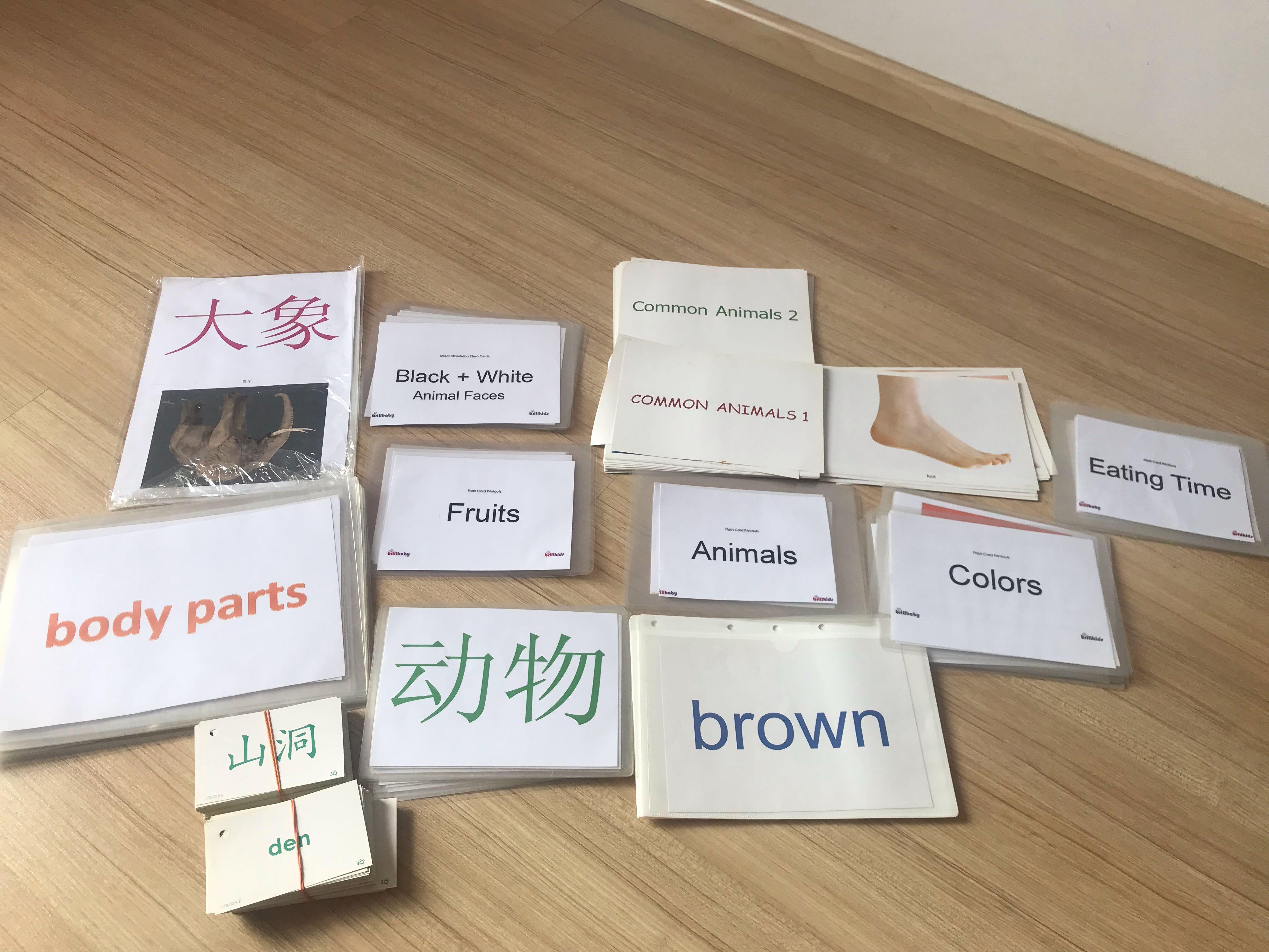 Brillkids Little Reader story books, English and chinese flash cards ...