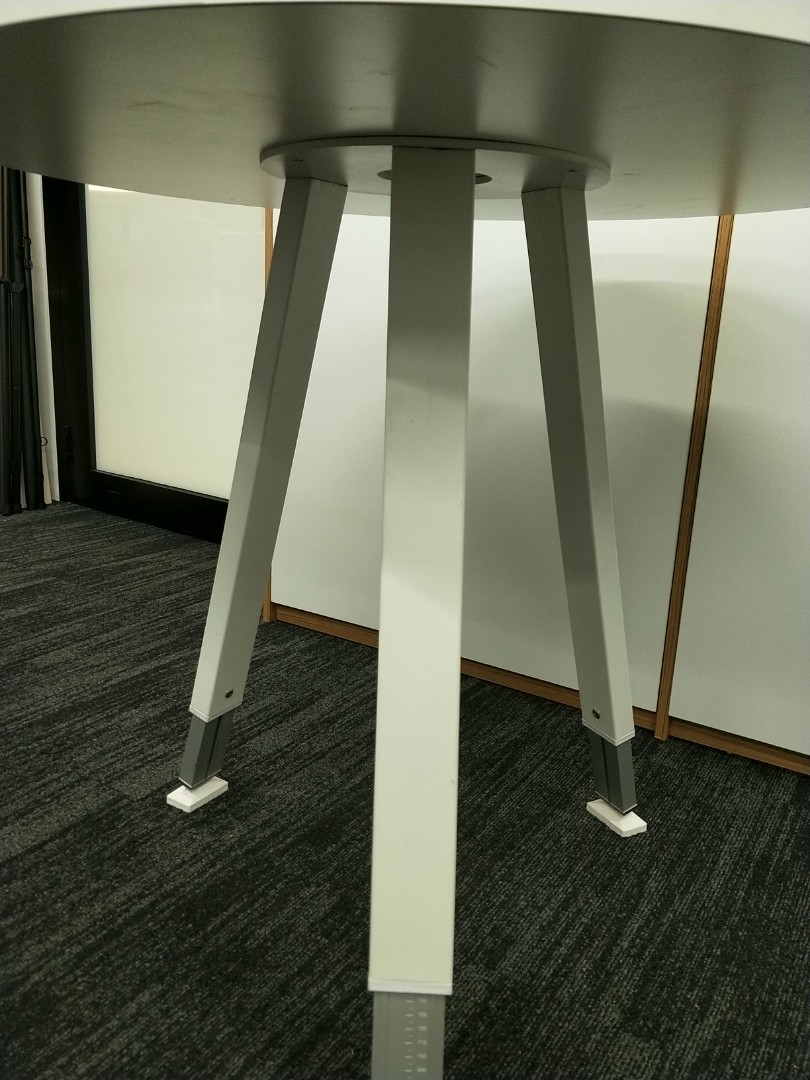 Custom Solid Round Ergonomic Table, Furniture & Home Living, Furniture ...