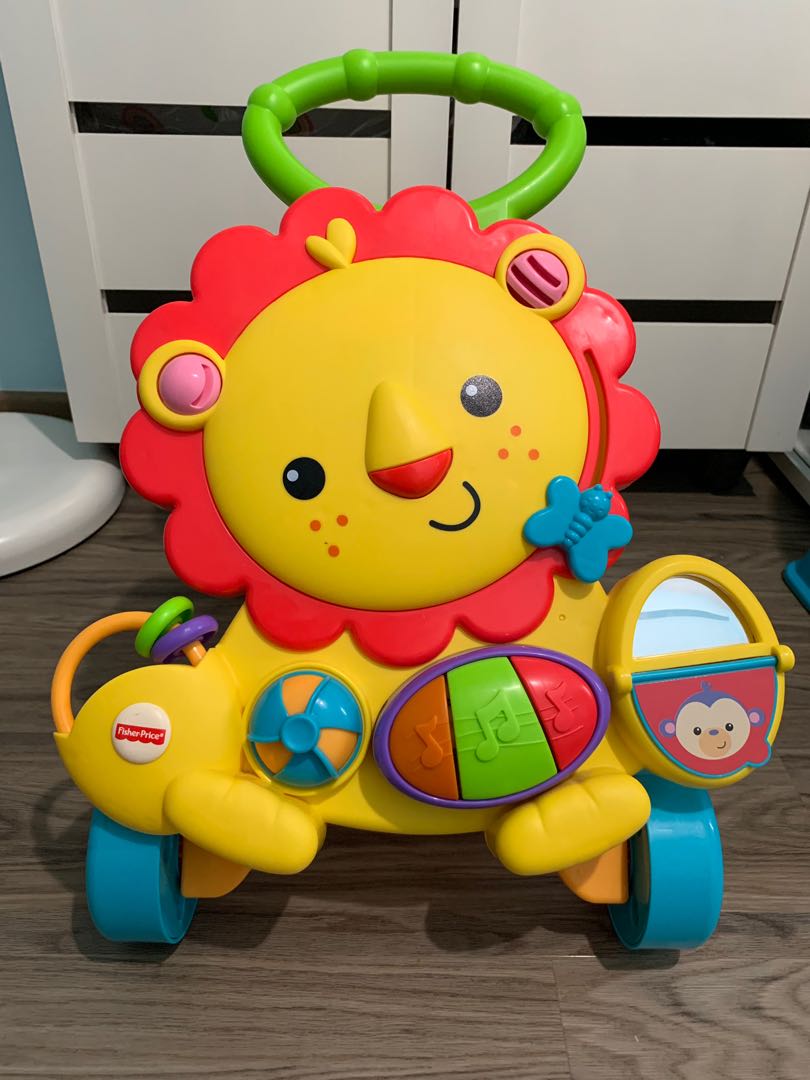 Fisher Price Lion Walker, Babies & Kids, Infant Playtime on Carousell