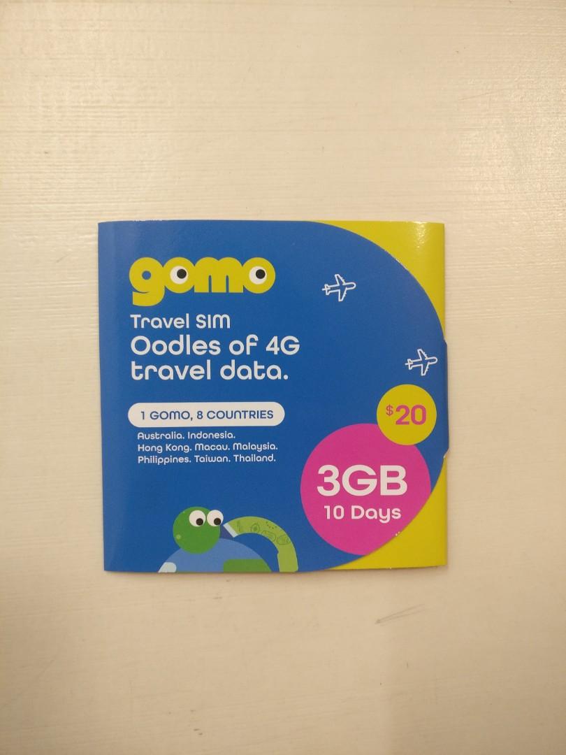 GOMO Travel Sim, Hobbies & Toys, Travel, Travel Essentials ...