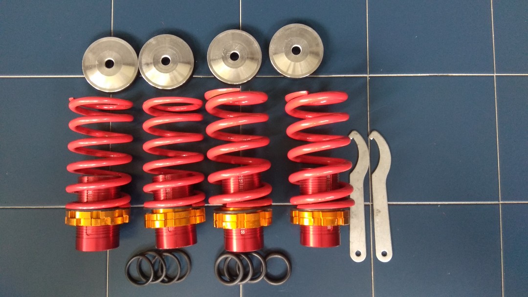 Height Adjustable Coilover Spring Set, Car Accessories, Accessories on ...
