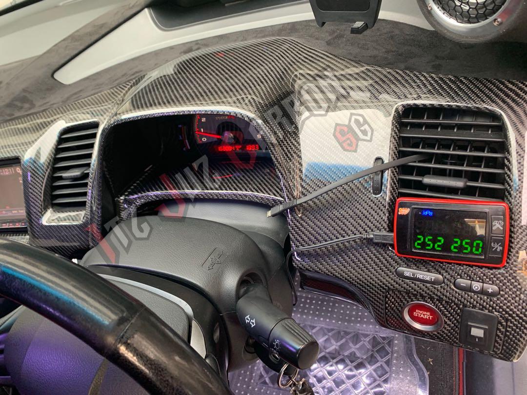 Honda Civic Type R Carbon Dashboard Panel set, Car Accessories ...