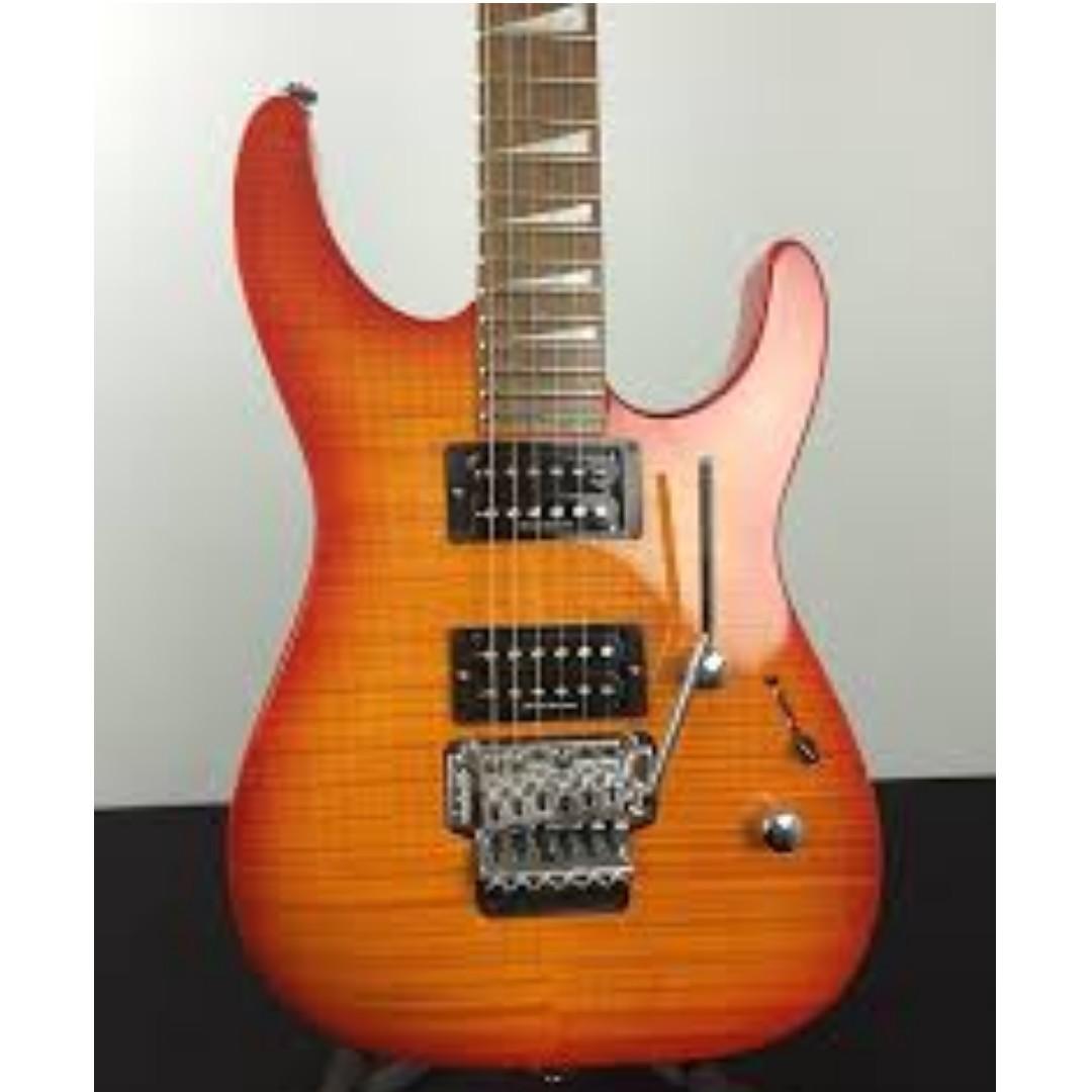 Jackson-DX10D Dinky electric guitar w/bag, Hobbies & Toys, Music ...