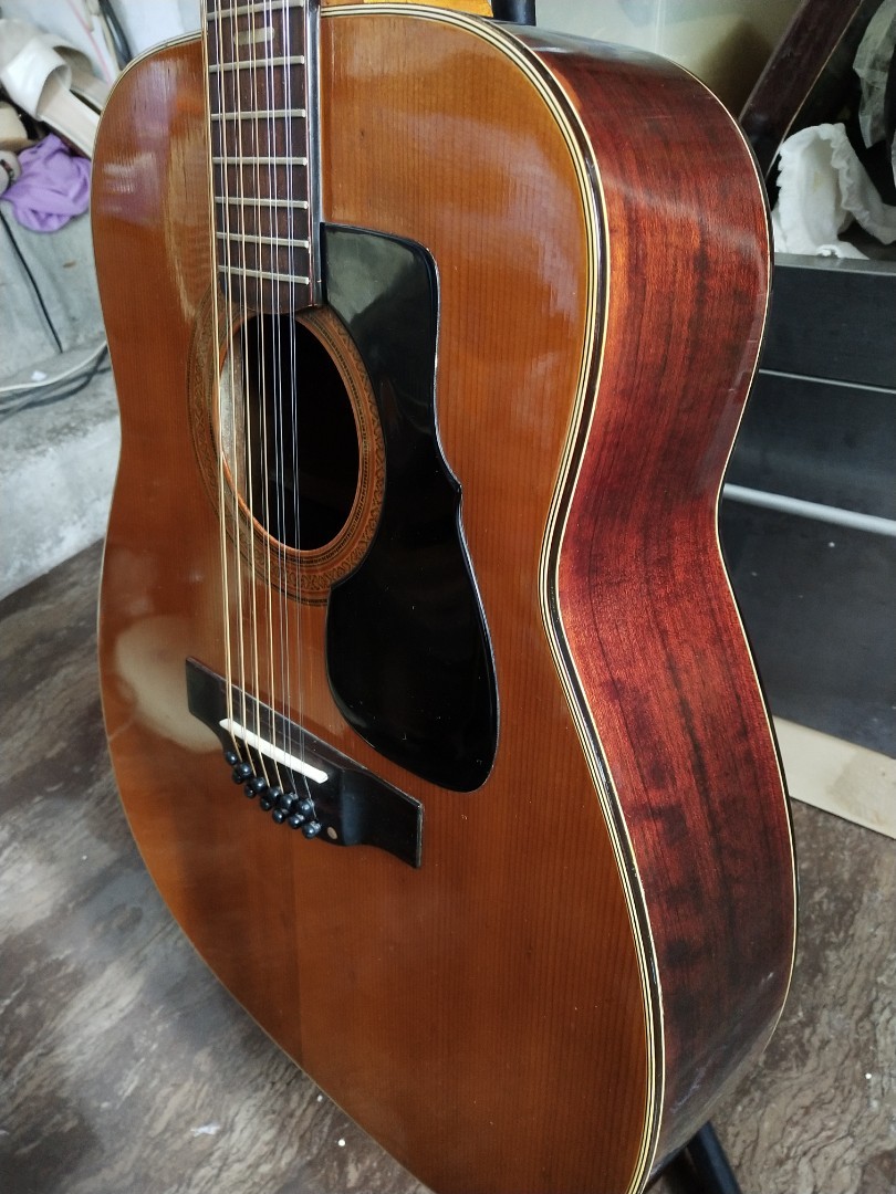 Kasuga 12 strings guitar made in Japan, Hobbies & Toys, Music & Media ...