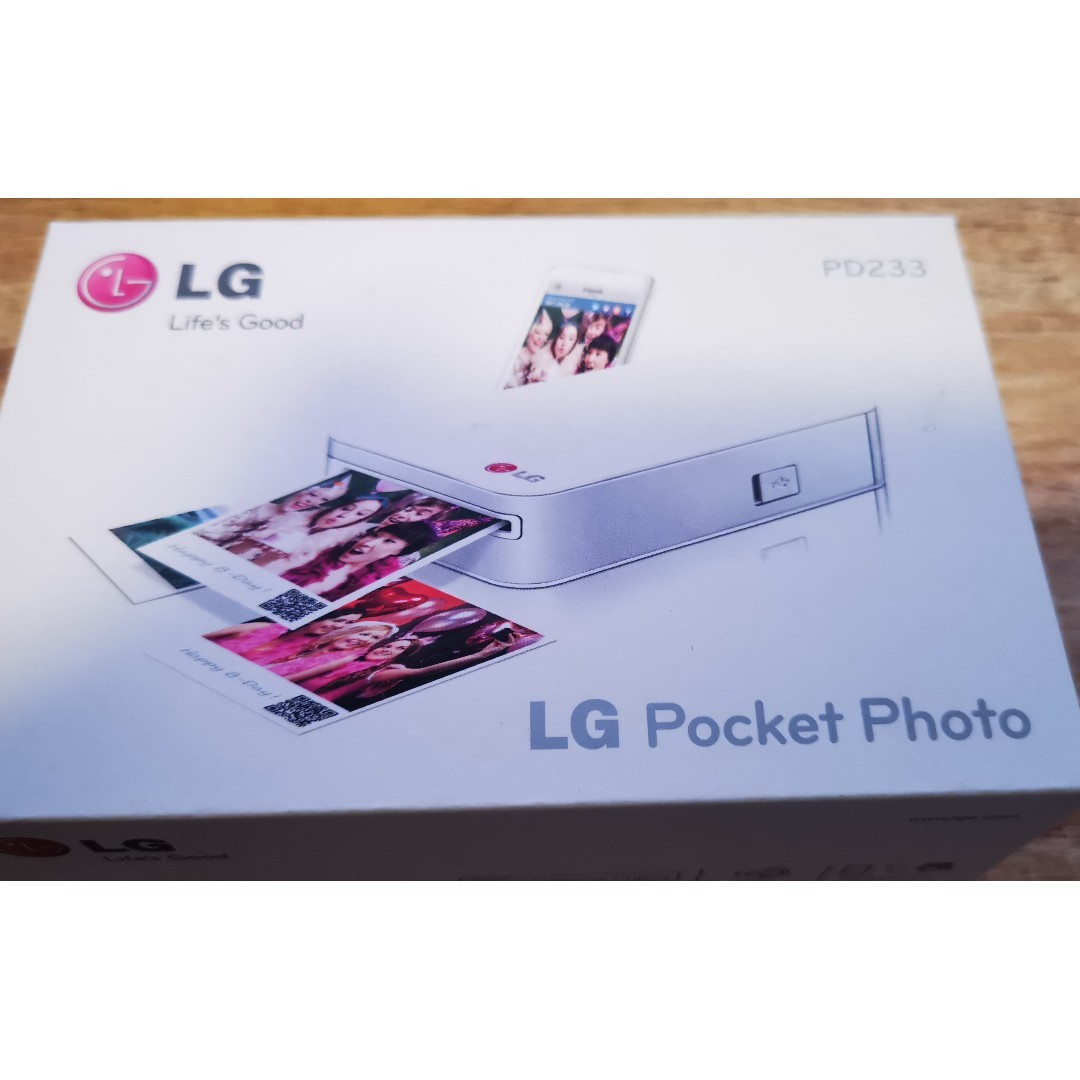 LG Portable photo printer PD233 portable pocket printing machine ...