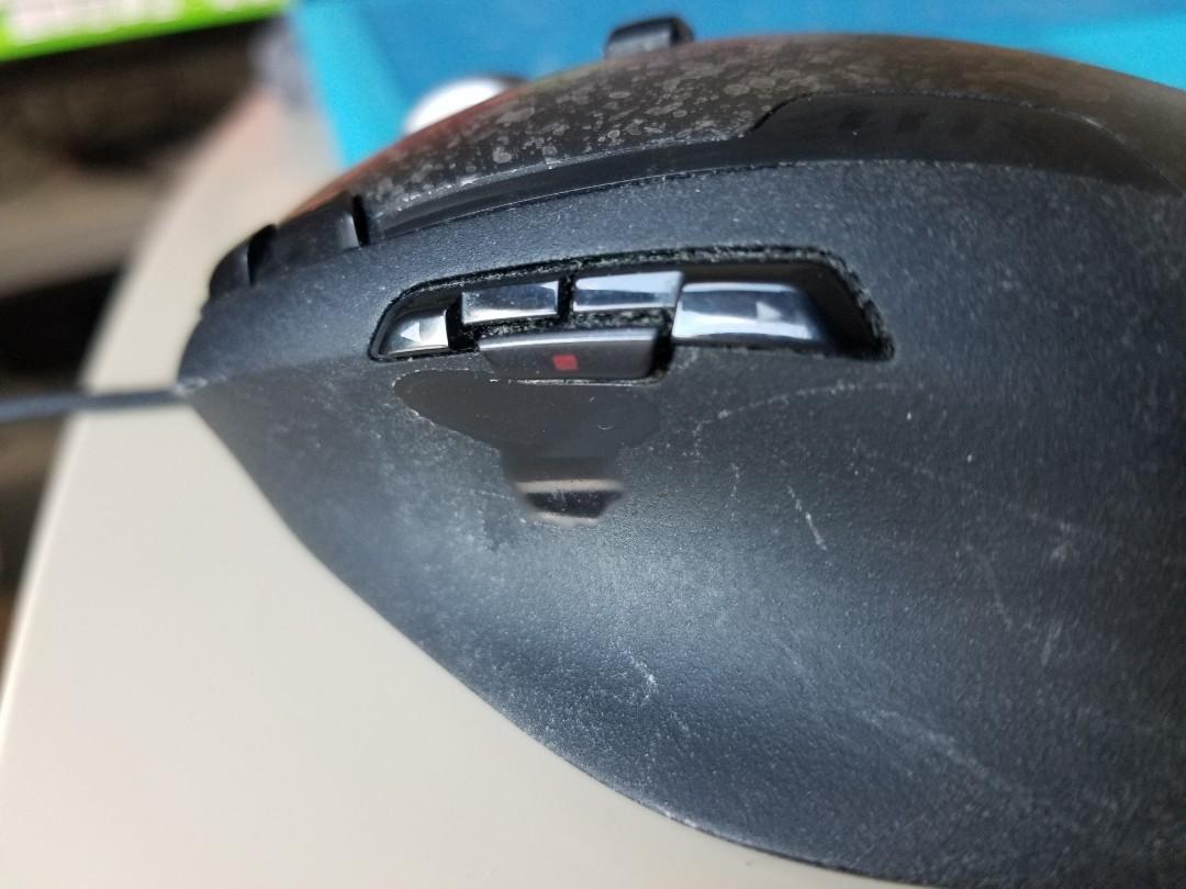 Logitech G500 Black Chrome 10 Buttons Dual-mode Scroll Wheel USB Wired ...