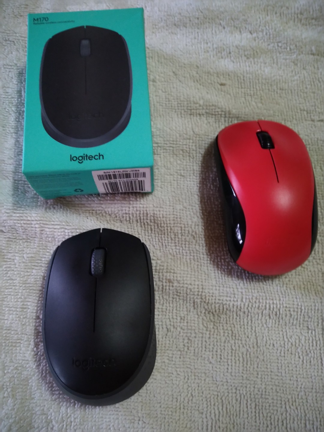 Logitech m170/geniuw nx-7000 wireless mouse, Computers & Tech, Parts ...