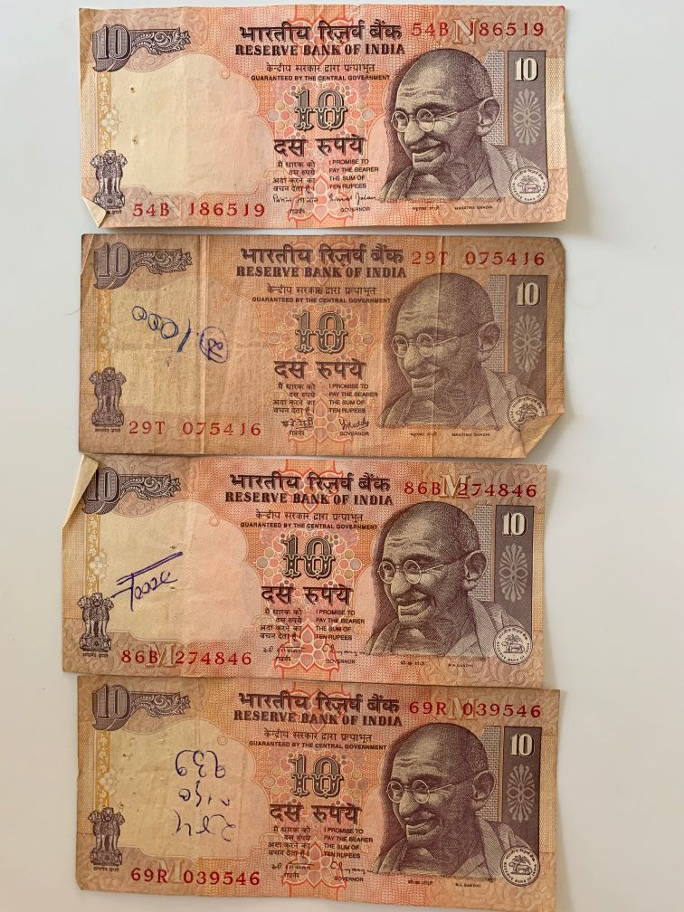 Old Indian notes for collectors, Hobbies & Toys, Memorabilia ...