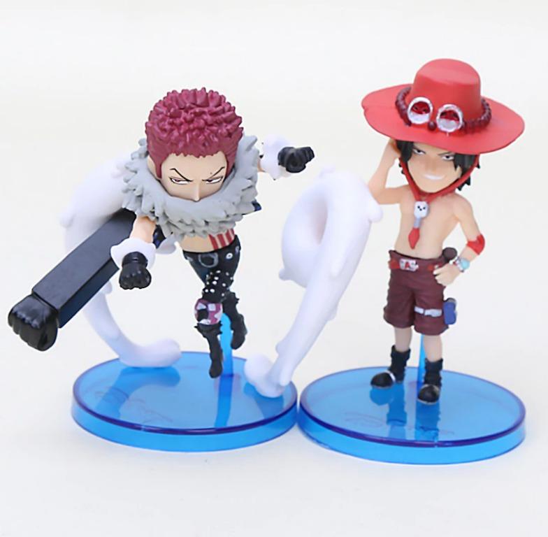 One Piece WCF Luffy Snake Man Ace Sanji Zoro Katakuri Marco PVC Figures ...