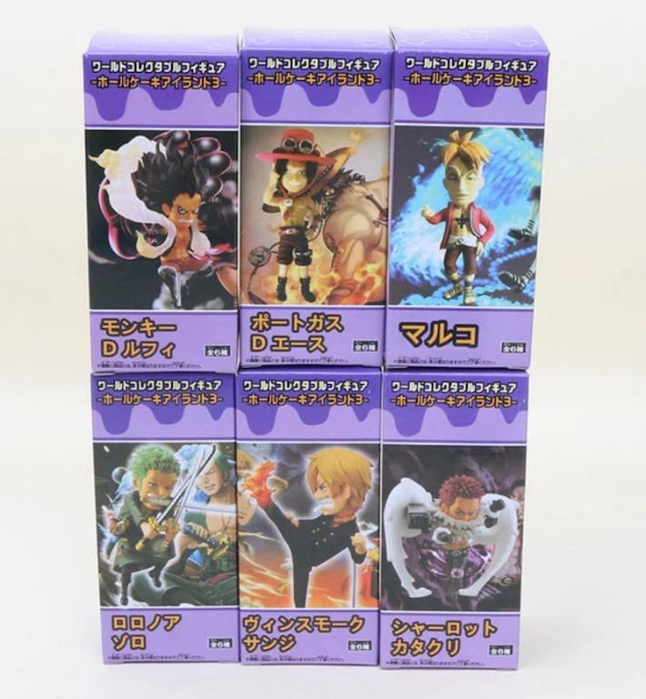 One Piece WCF Luffy Snake Man Ace Sanji Zoro Katakuri Marco PVC Figures ...