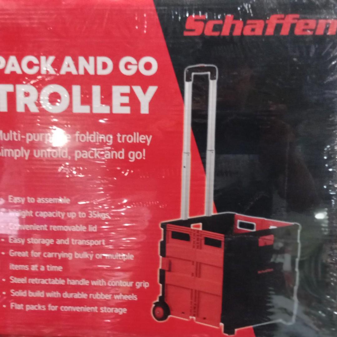 Pack and Go Trolley, Multi-Purpose Folding Trolley, Simply unfold, Pack ...