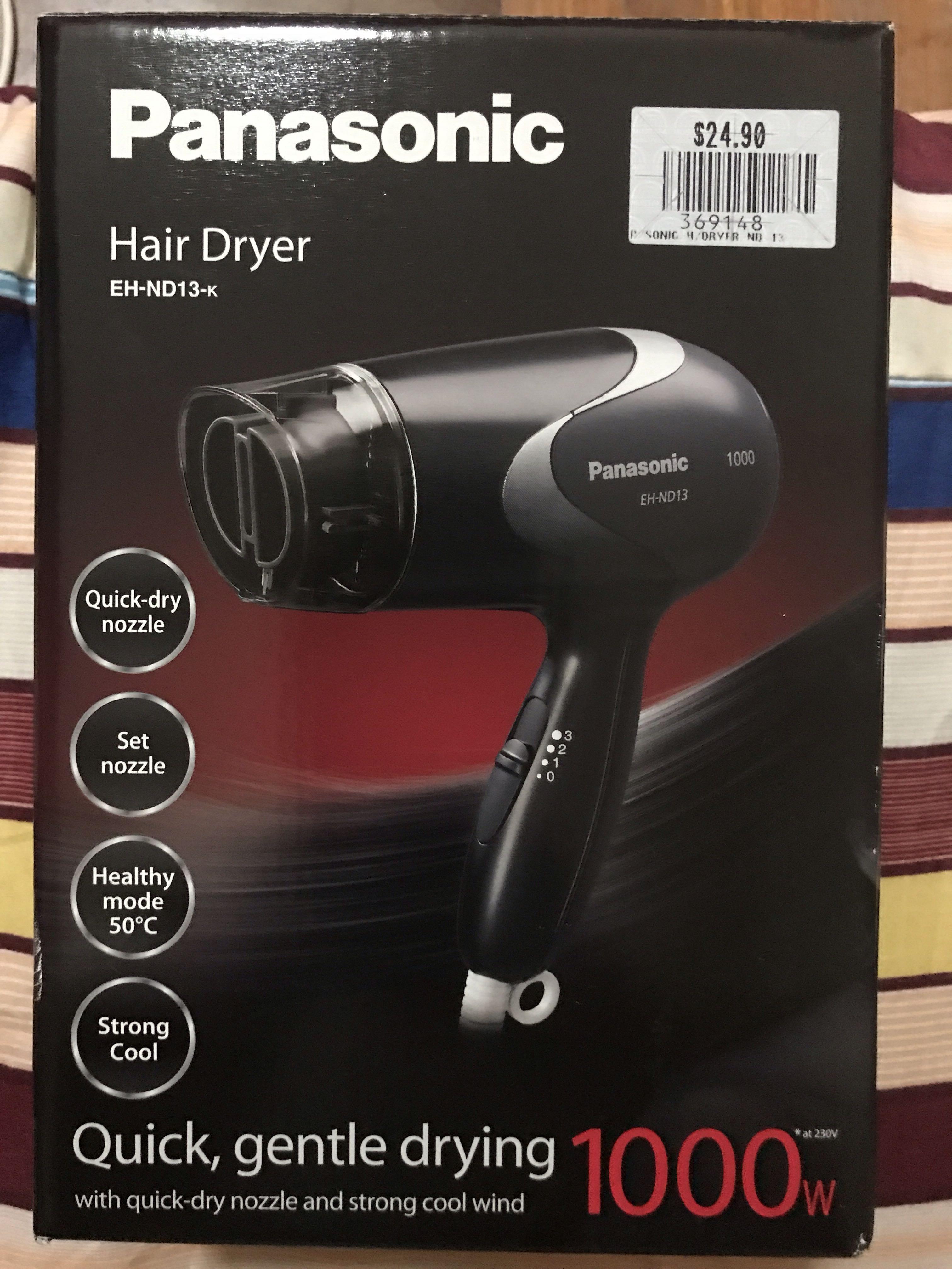 Panasonic Hair Dryer, Beauty & Personal Care, Hair on Carousell