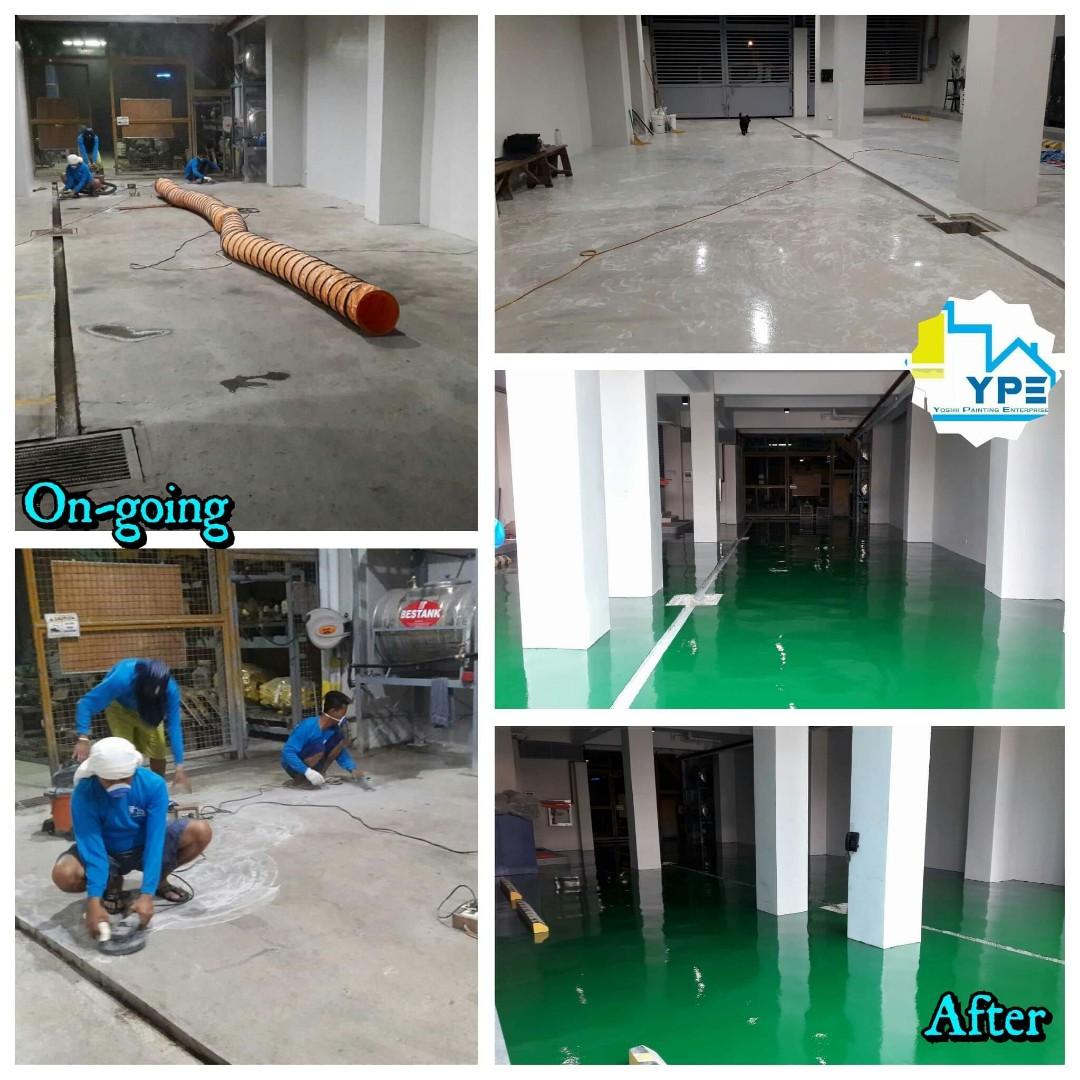 Polyurethane mortar epoxy floor topping, Commercial & Industrial ...
