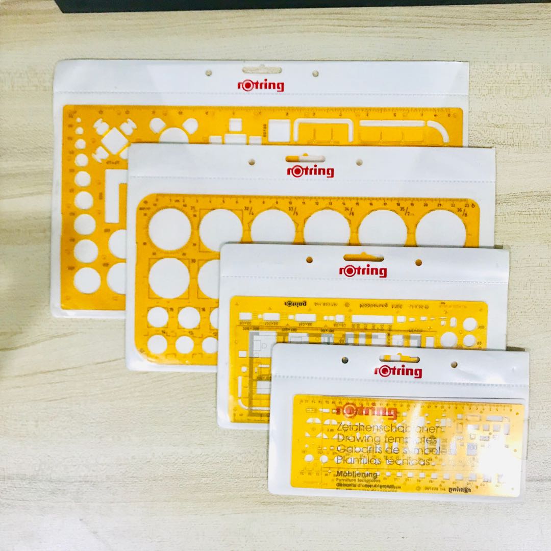 ROTRING- Furniture Templates #2,5,6 na lang , Hobbies & Toys ...
