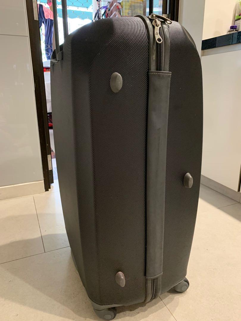 Samsonite hard shell spinner luggage suitcase dark grey 29inch 98litres ...