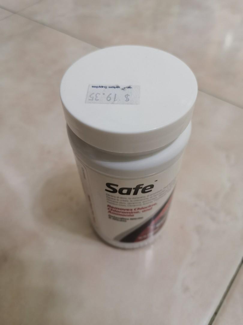 Seachem Safe (Removes Chlorine, Chloramine and Ammonia), Pet Supplies ...