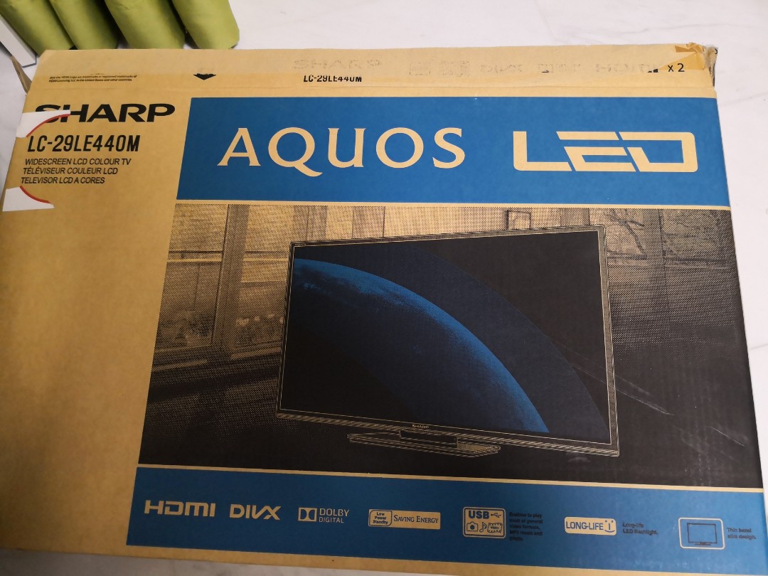 Sharp Aquos 29" TV, TV & Home Appliances, TV & Entertainment, TV on Carousell
