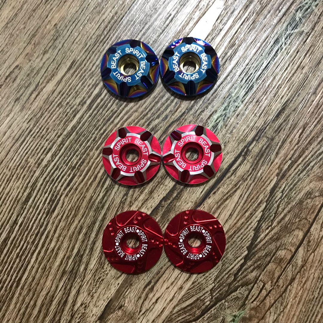 SPIRIT BEAST LICENSE SCREW CAP MT15 R15 V3 FZN150 FZ16 VESPA HONDA ...