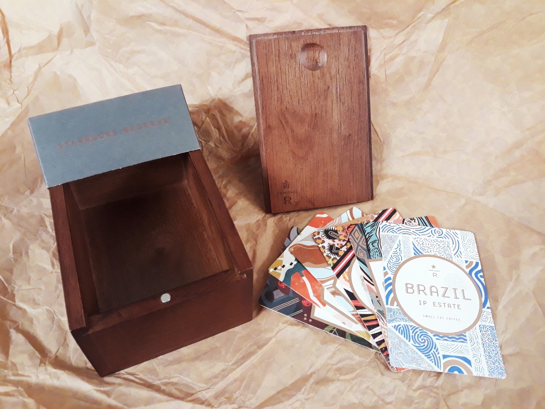 Starbucks Reserve Wooden Box with FREE Taster Cards, Everything Else ...