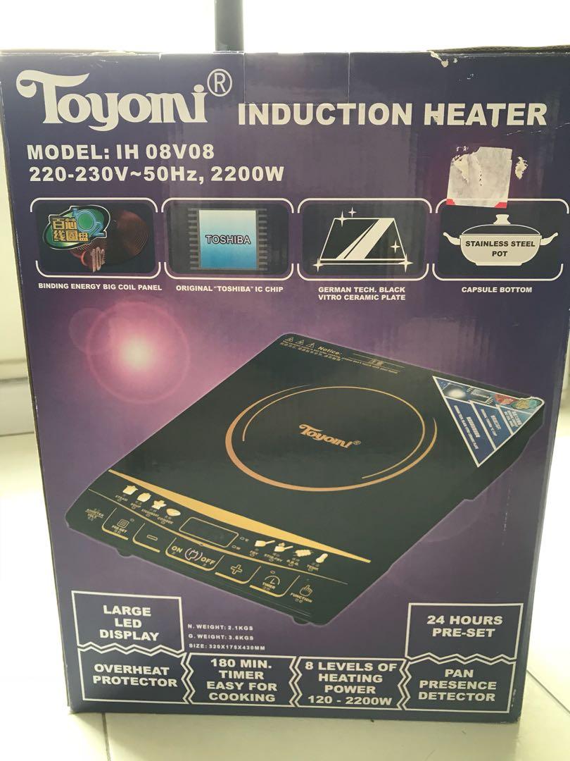 Toyomi induction heater, TV & Home Appliances, Kitchen Appliances ...