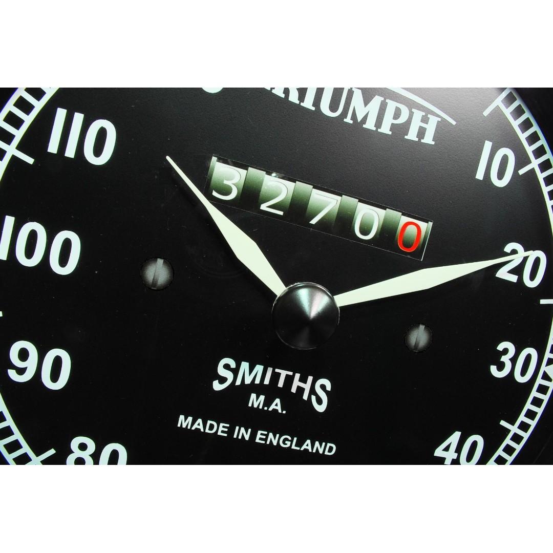 Triumph Motorcycle Speedometer Cafe Racer Wall Clock, Furniture & Home ...