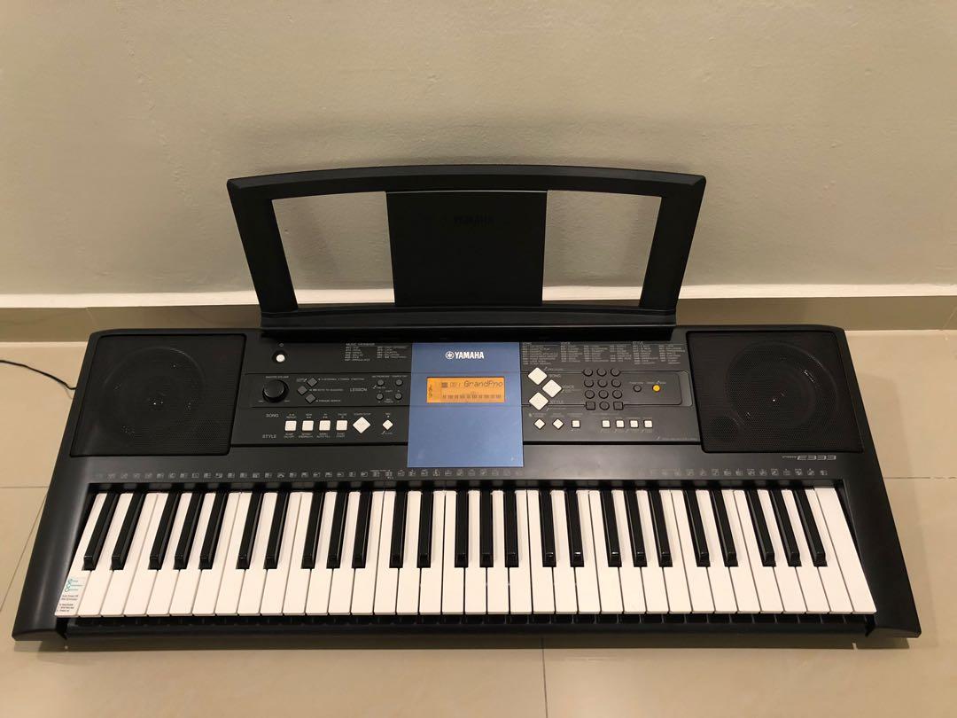 Yamaha Keyboard PSR E333, Hobbies & Toys, Music & Media, Musical ...