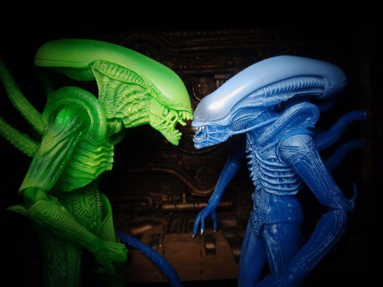 AVP Kenner Tribute Warrior Alien Neca Reel Toys 7” scale action figures ...