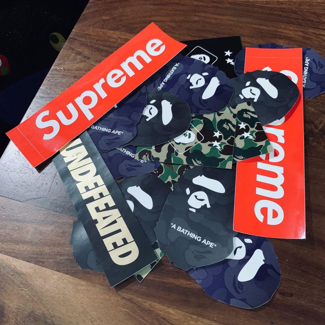 BAPE STICKERS, Men's Fashion, Accessories, Others on Carousell