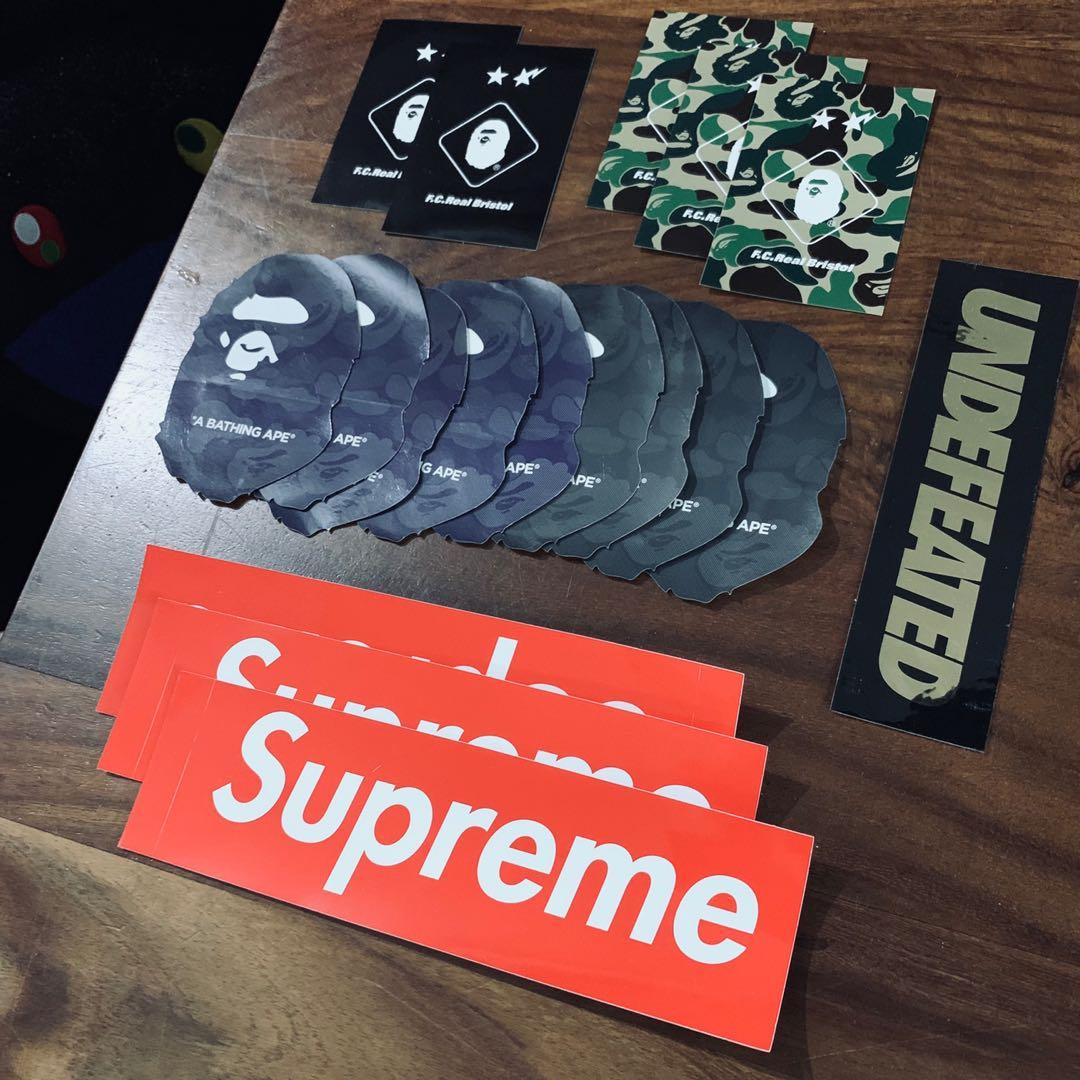 BAPE STICKERS, Men's Fashion, Accessories, Others on Carousell