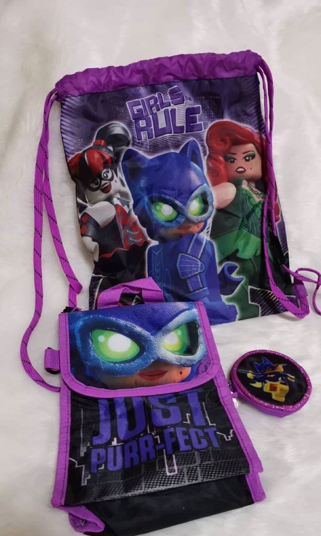 Character String bag and lunch pack plus wallet, Babies & Kids, Going ...