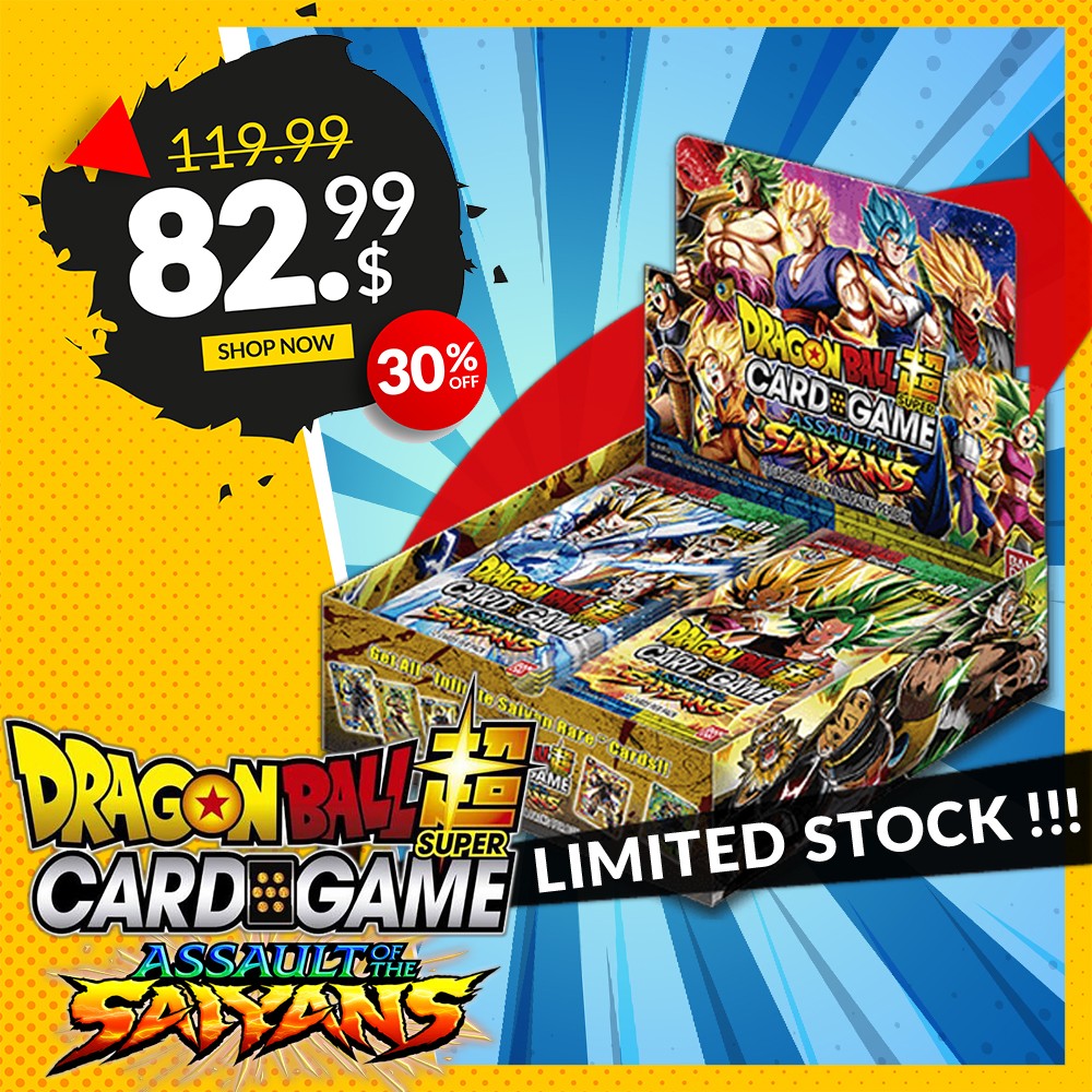 Dragon Ball Super Assault of the Saiyans Booster Box, Hobbies & Toys ...