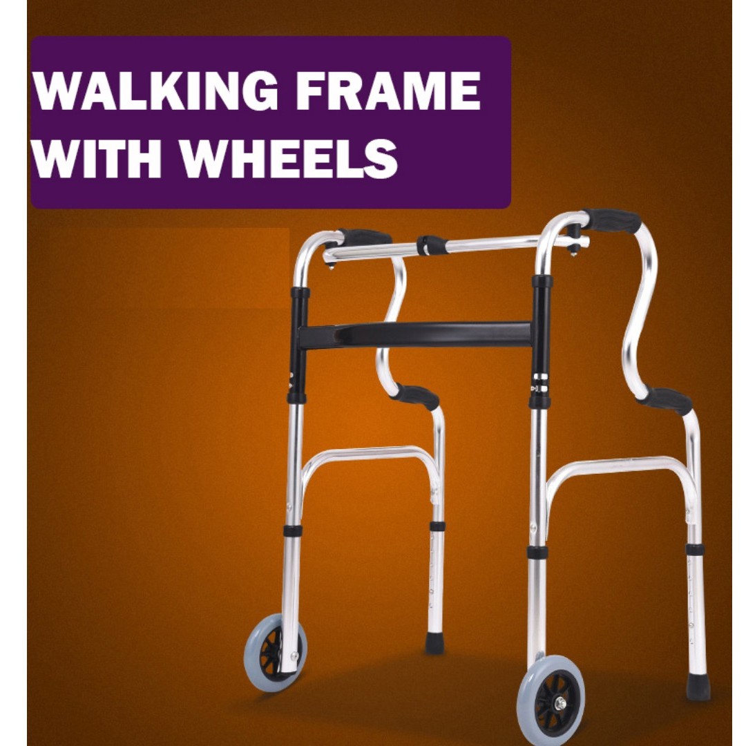 Elderly care Walking Frame with Wheels for mobility (walking aid) - SG ...
