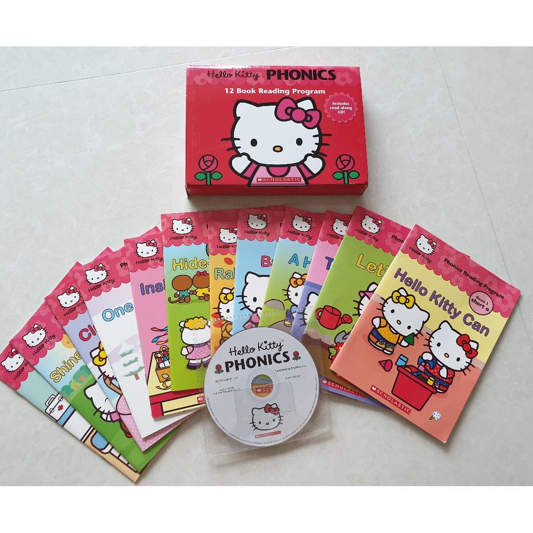 Hello Kitty Phonics Box Set, Hobbies & Toys, Books & Magazines ...