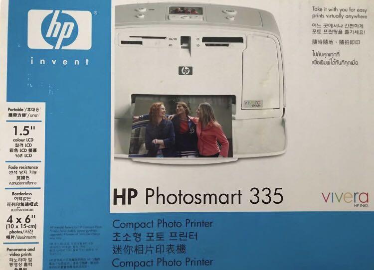 HP Compact Photo Printer - Photosmart Model 335, Computers & Tech ...