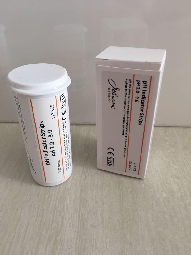 Johnson Test Paper pH Indicator Strips pH 2.0 - 9.0 (100 Strips ...