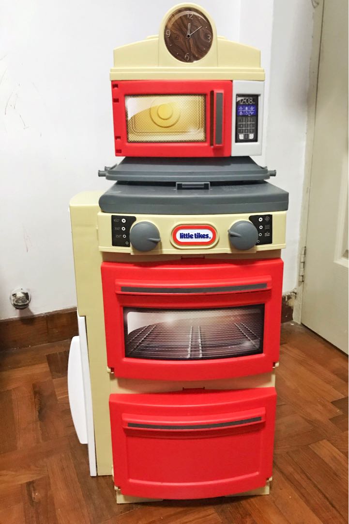 Little Tikes Cook n Store Kitchen Playset, Babies & Kids, Toys ...