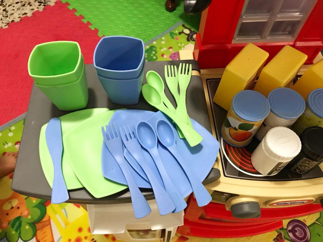 Little Tikes Cook n Store Kitchen Playset, Babies & Kids, Toys ...