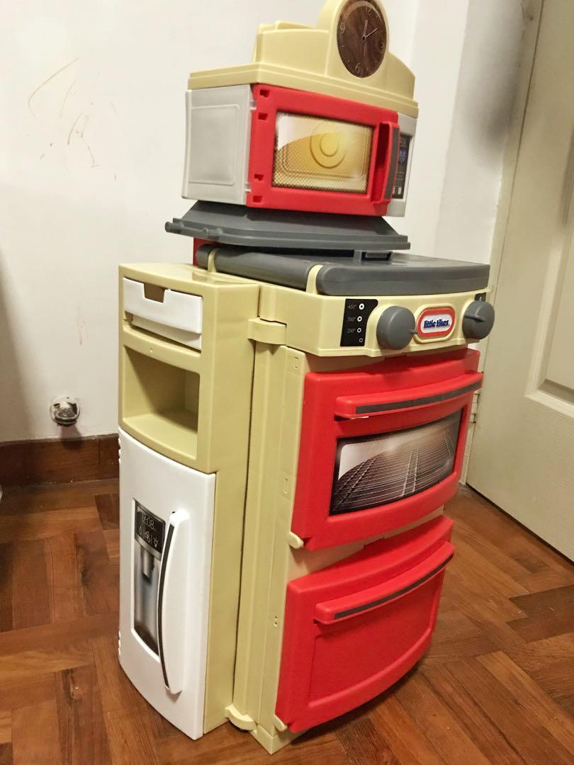 Little Tikes Cook n Store Kitchen Playset, Babies & Kids, Toys ...