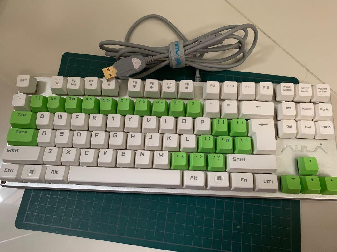TKL Mechanical Keyboard w/ Accessories - AULA F2012, Computers & Tech ...