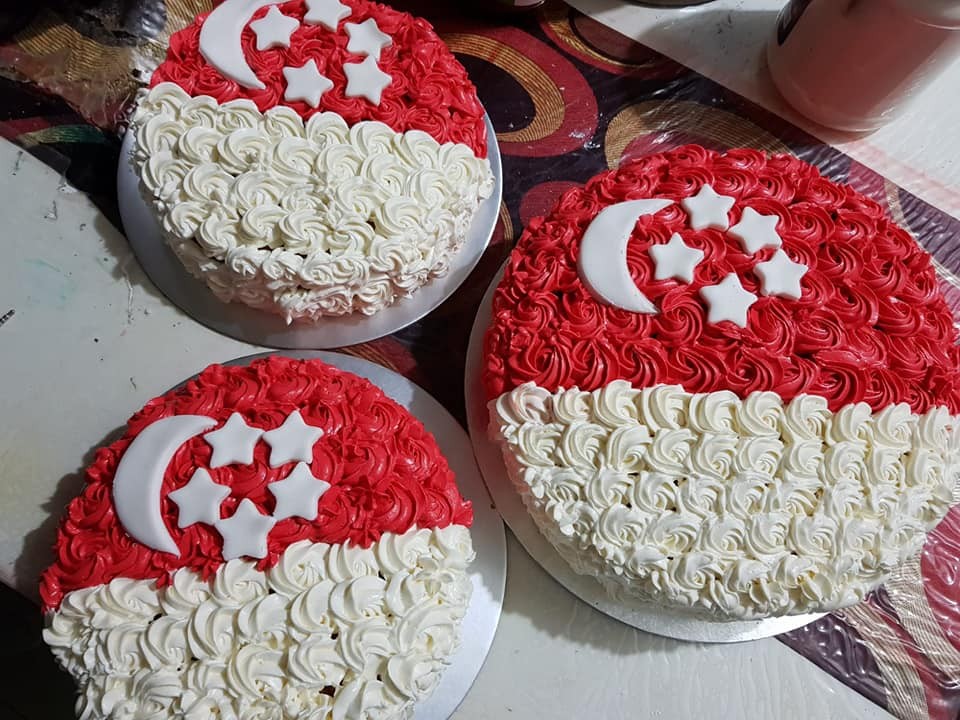 National day cake, Food & Drinks, Homemade Bakes on Carousell