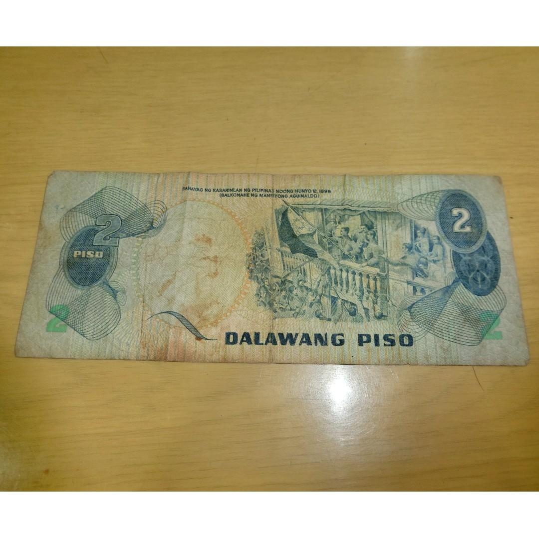 old 2 peso bill, Hobbies & Toys, Memorabilia & Collectibles, Currency ...