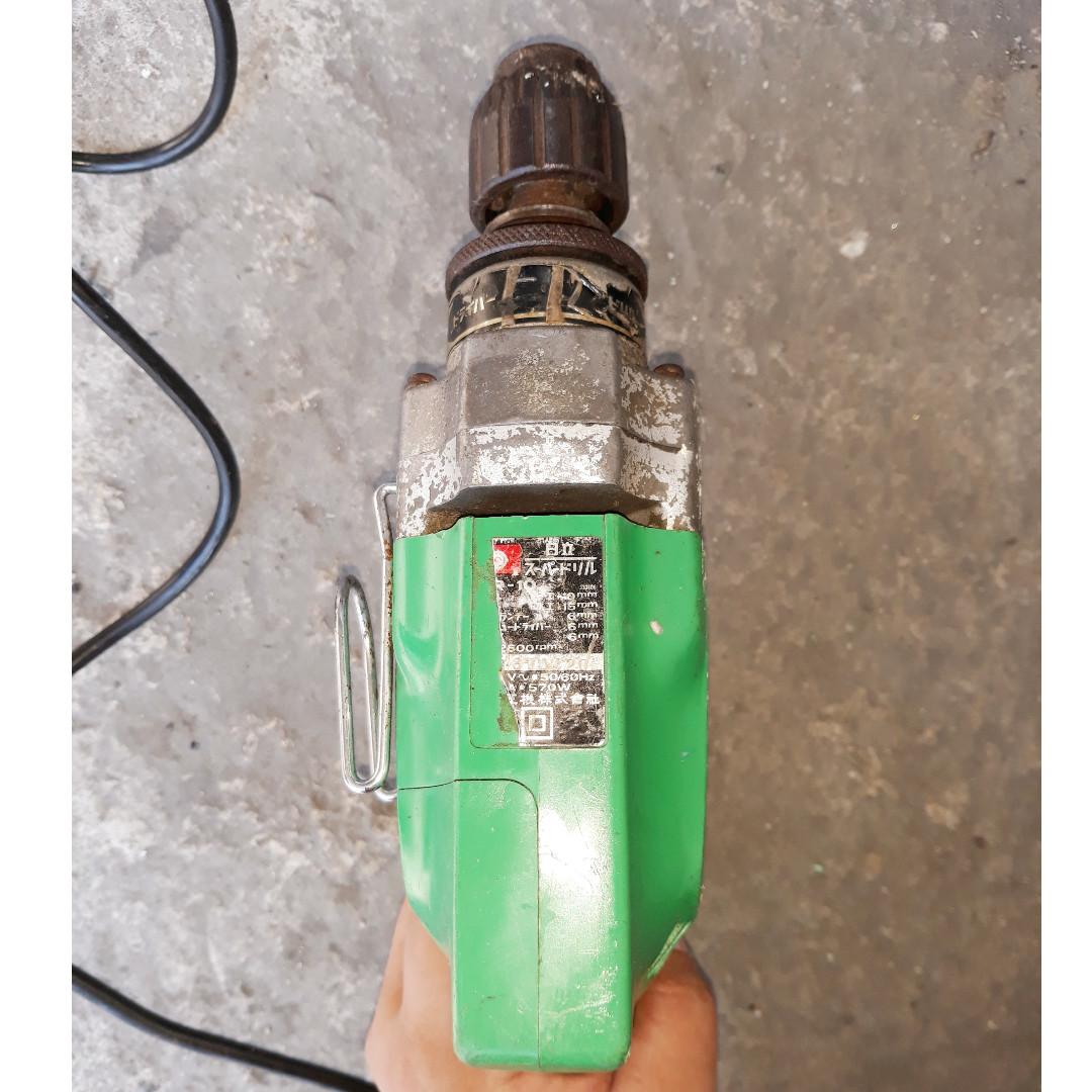 Original Classic Hitachi Hand Drill [110v] Made in Japan Superb ...