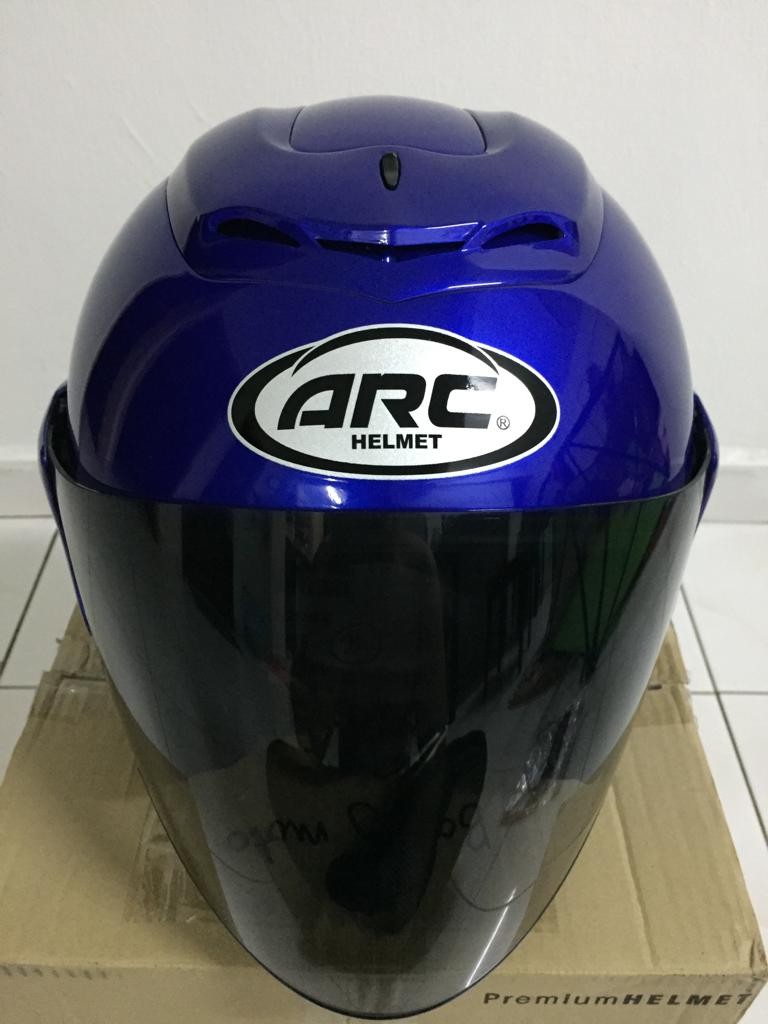 Original Helmet Arc Ritz Deep Blue, Auto Accessories on Carousell