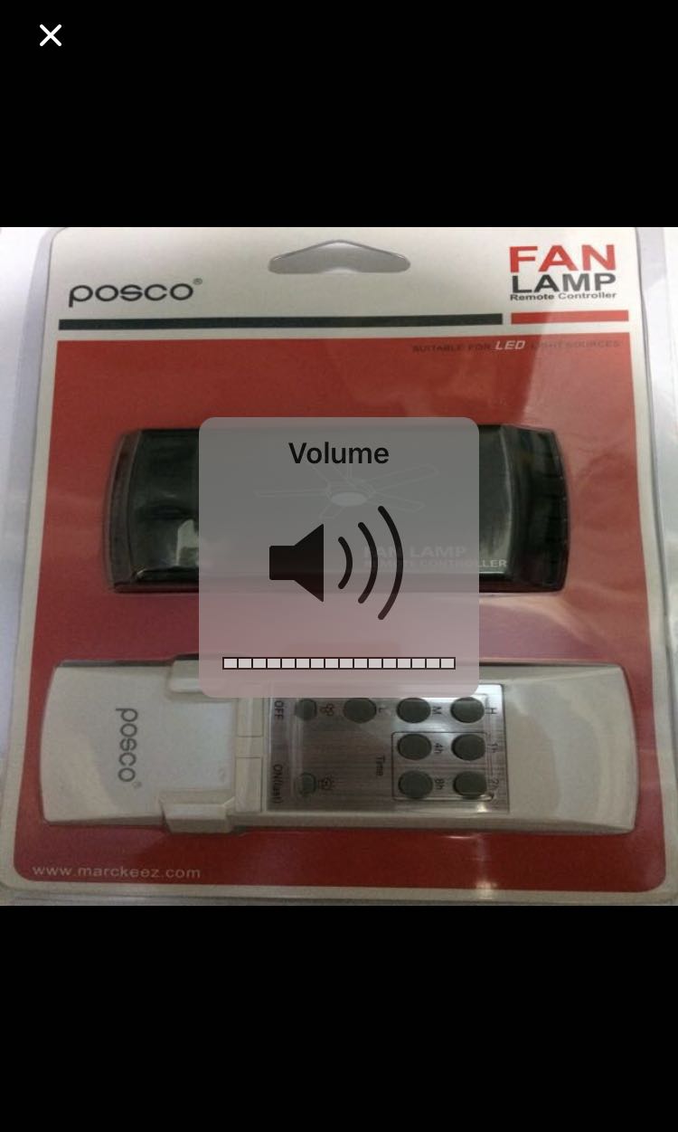 Poscopeak peak ceiling fan remote control, Furniture & Home Living ...